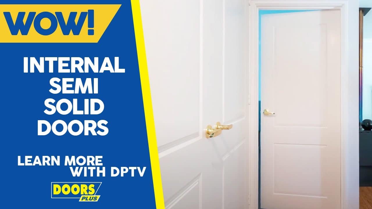 Internal Semi Solid Doors - Doors Plus